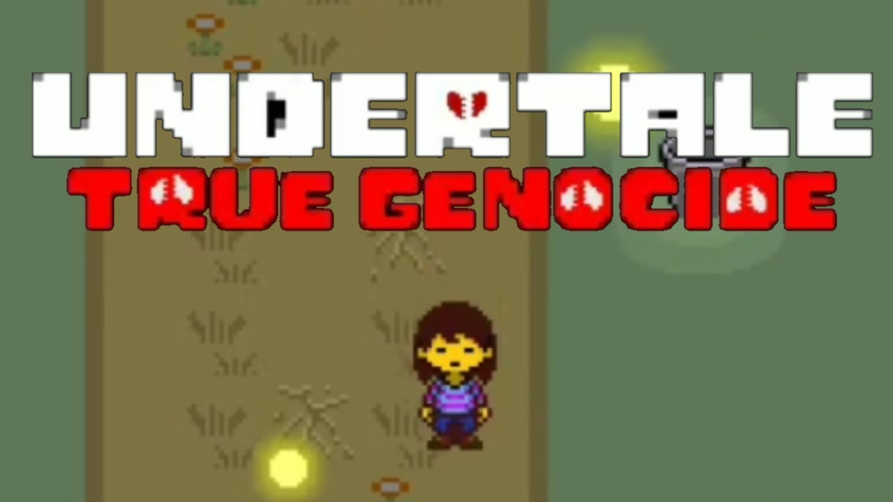 Undertale True Genocide Playthrough Part 1 - With no Commentary - YouTube