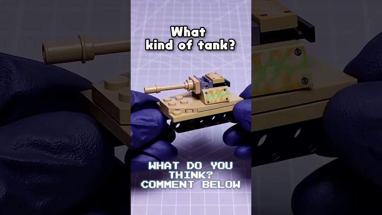 🔥Fake LEGO! How to Build Unofficial LEGO Mini Tank! SEMBO Block Set ...
