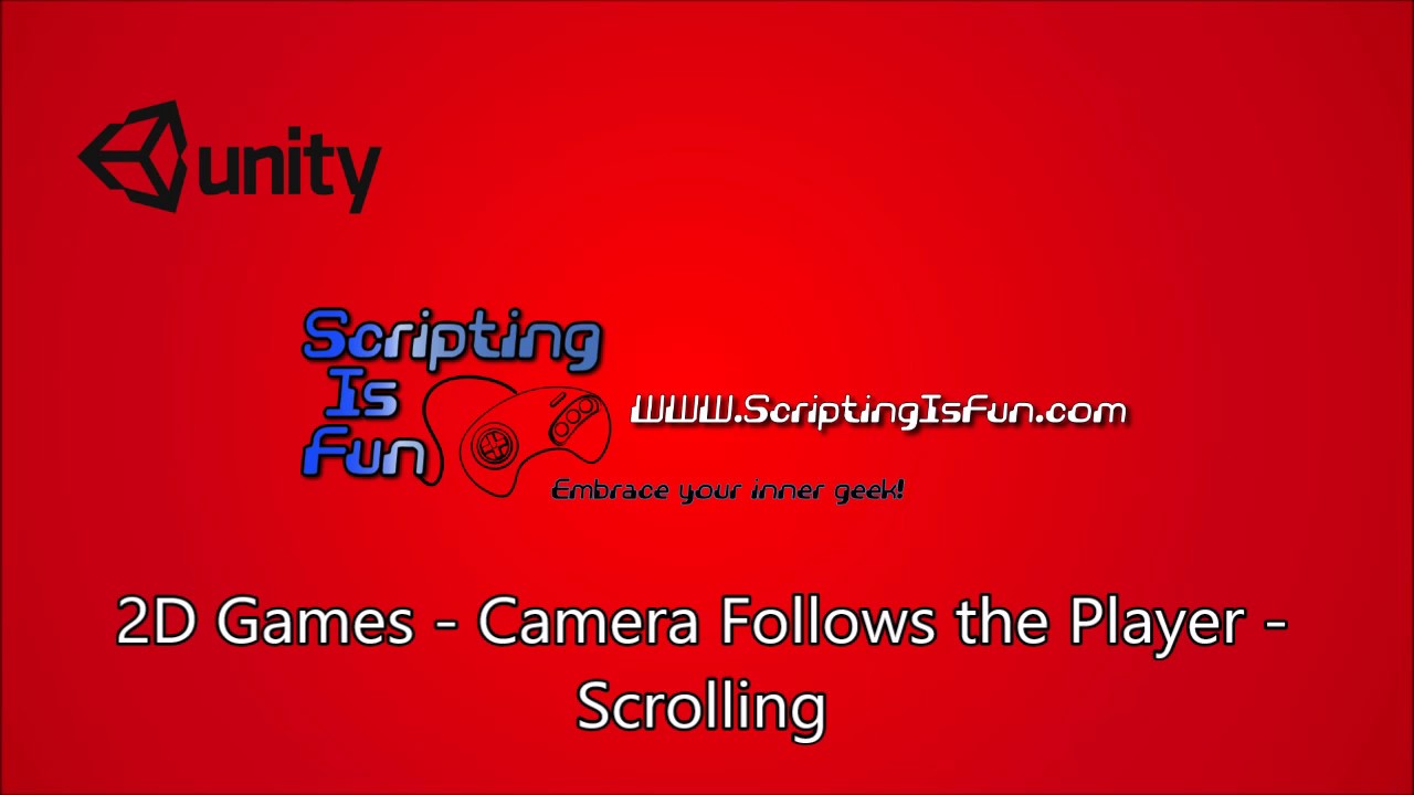 Unity 2D Games - Smooth Camera Movement / Scrolling - YouTube