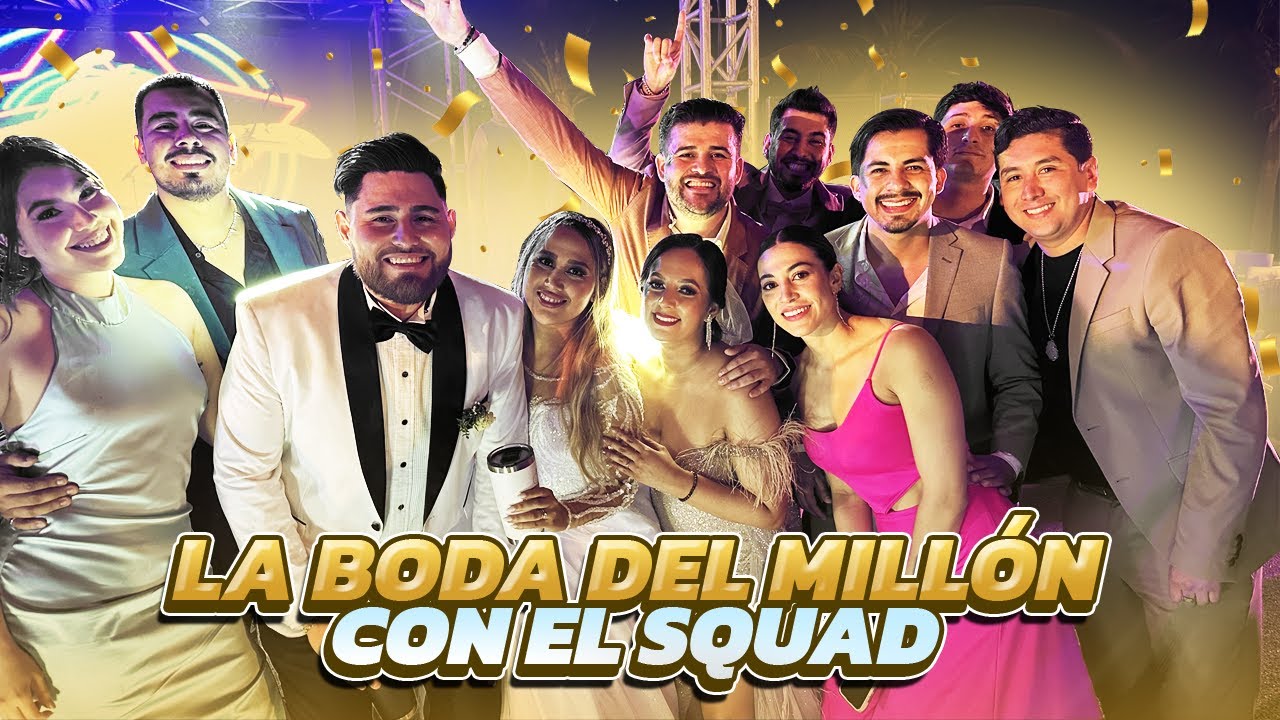 Así VIVIMOS la BODA DEL MILLÓN con el SQUAD🤵👰COMPA ROSH Y PAULINA KEREN ...