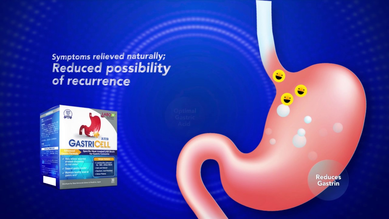 LABO Nutrition Gastricell - Target The Root Cause of Gastric Discomfort ...