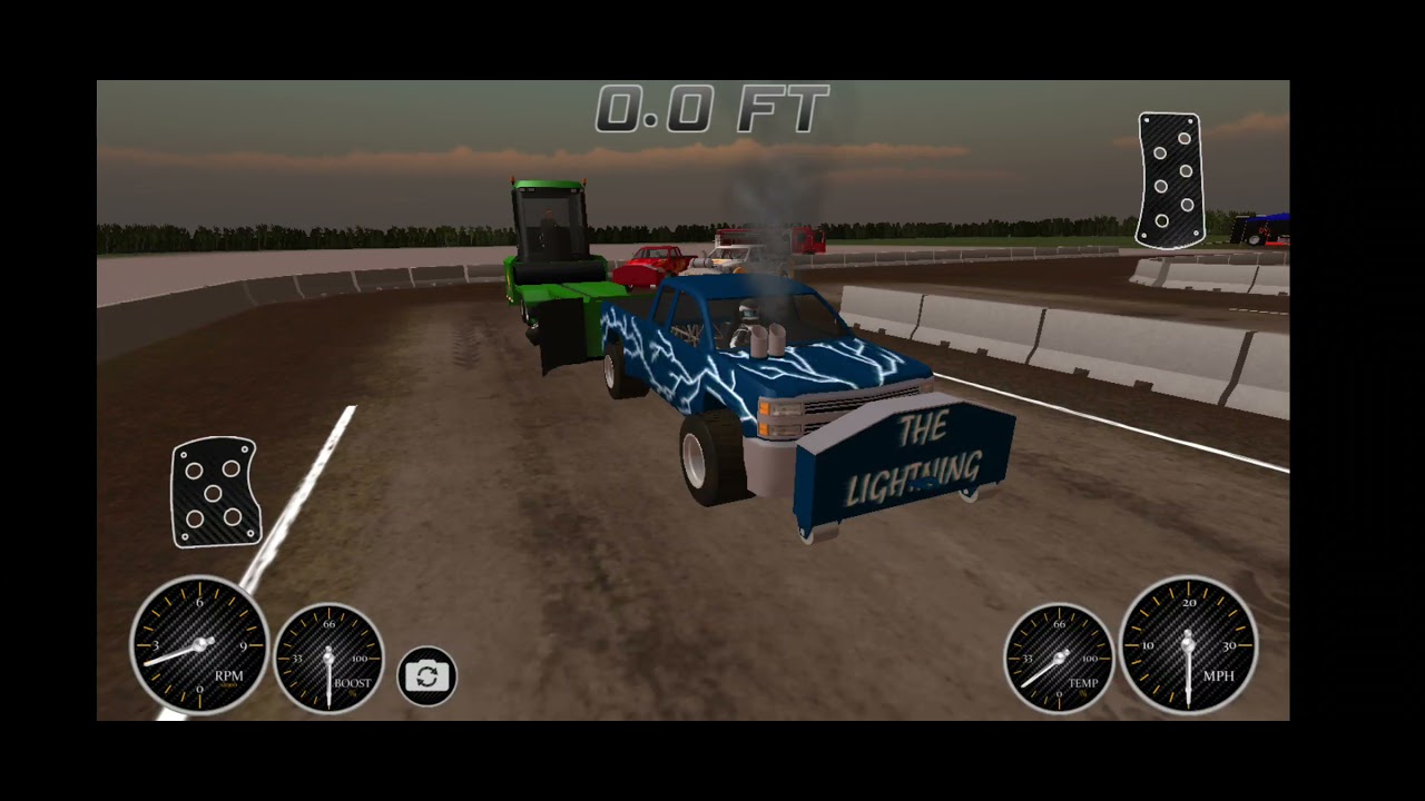 Tractor Pulling Game - Pulling USA 2 The Lightning Diesel 4wd - YouTube