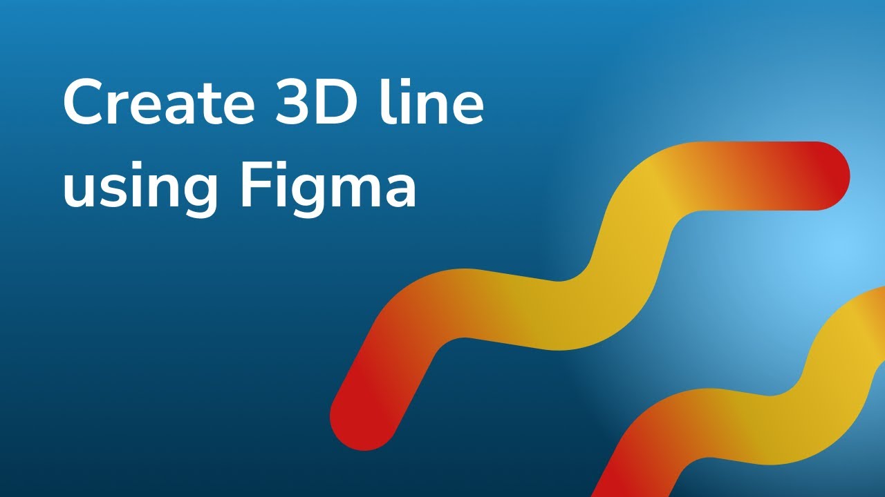Create 3D line using Figma - YouTube