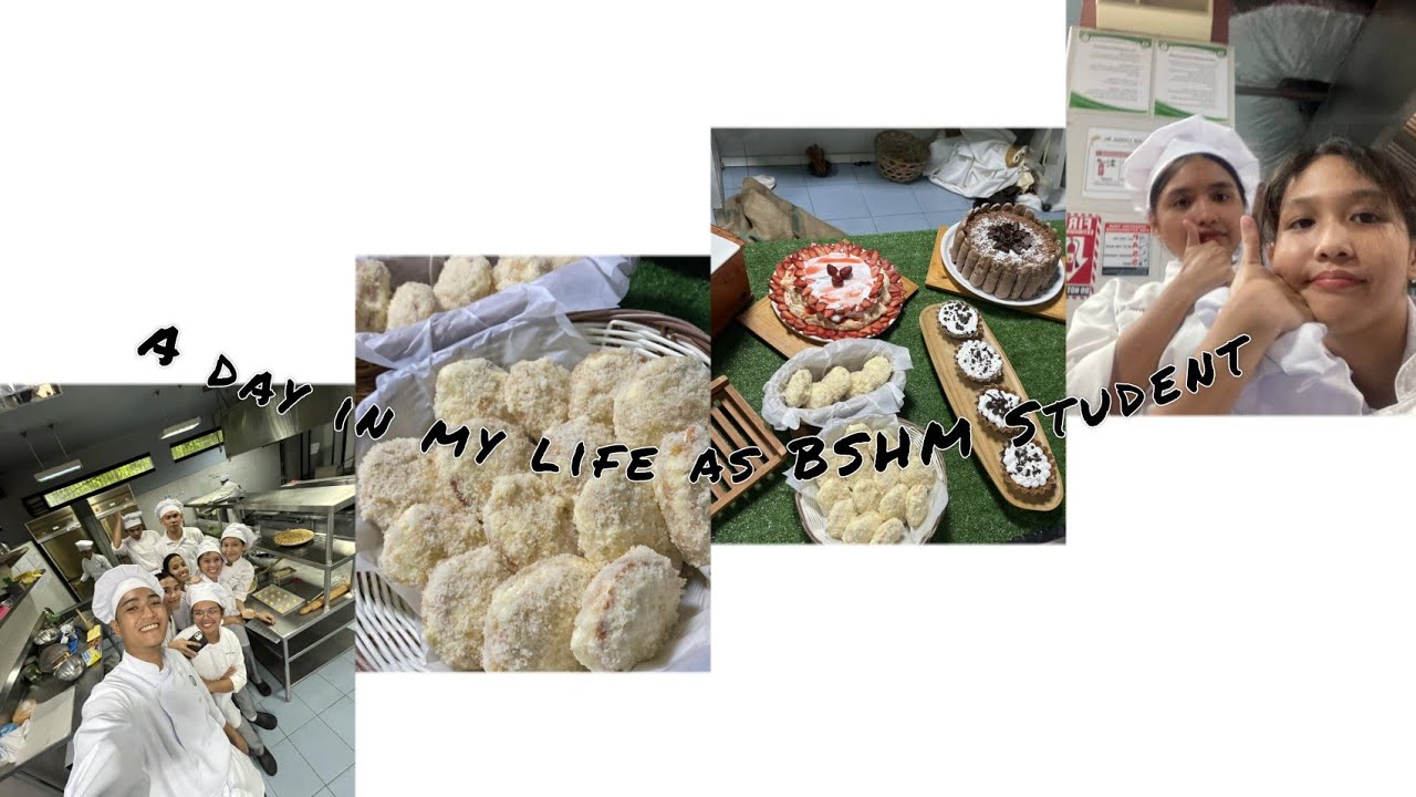 Life as a BSHM student ( food asmr edition haha eme) School Vlog #2 ...