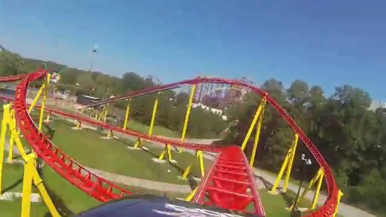 Kings Dominion Intimidator 305 Front Seat POV - YouTube