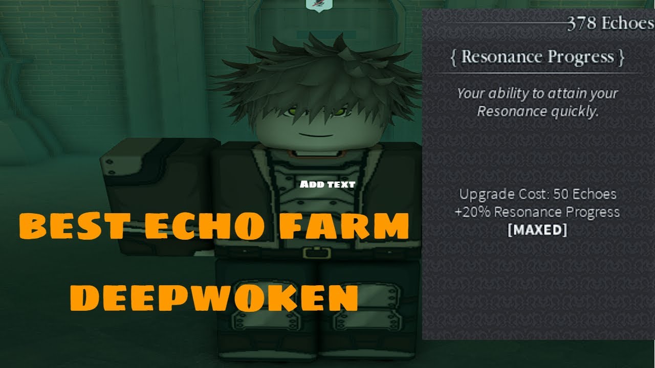 best echo farm in deepwoken rn - YouTube