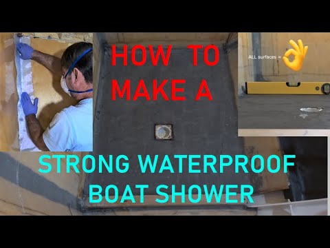 HOW TO MAKE A STRONG, WATERPROOF BOAT SHOWER 🛀 Ep.144 Building my steel ...