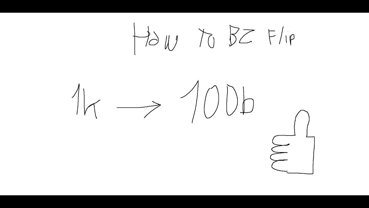 How to Bazaar Flip/ Manipulate - YouTube