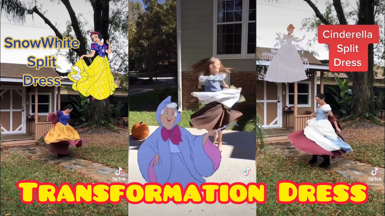 Transformation Dress | TIKTOK COMPILATION | Magic Cinderella Ballgown # ...