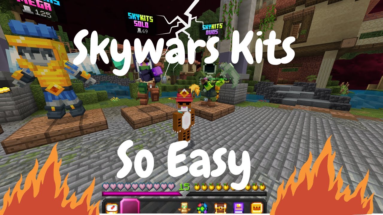 Skywars Kits is so EASY! - YouTube