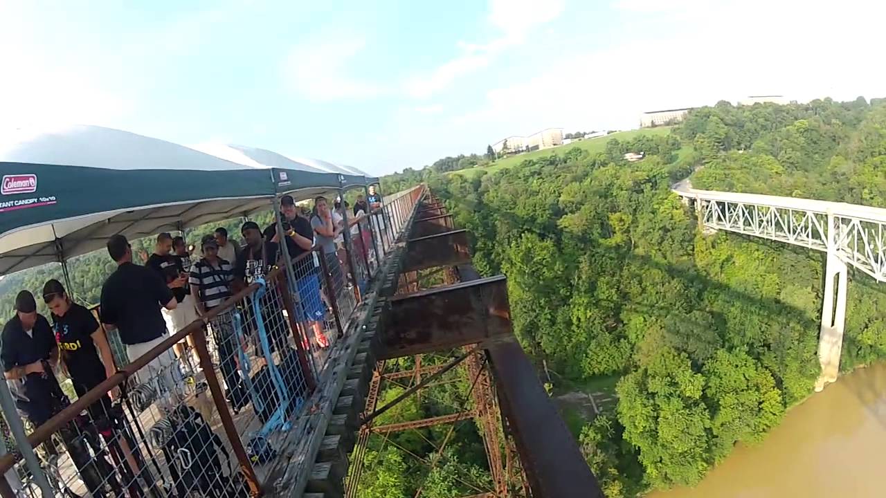 Jessica Bungee Jump - Vertigo Bungee - YouTube