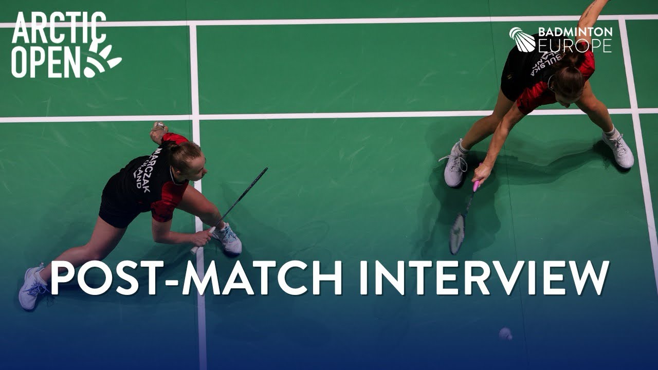 “SO HAPPY” Cybulska/Marczak onto R16 at Super 500 | Arctic Open 2025 ...