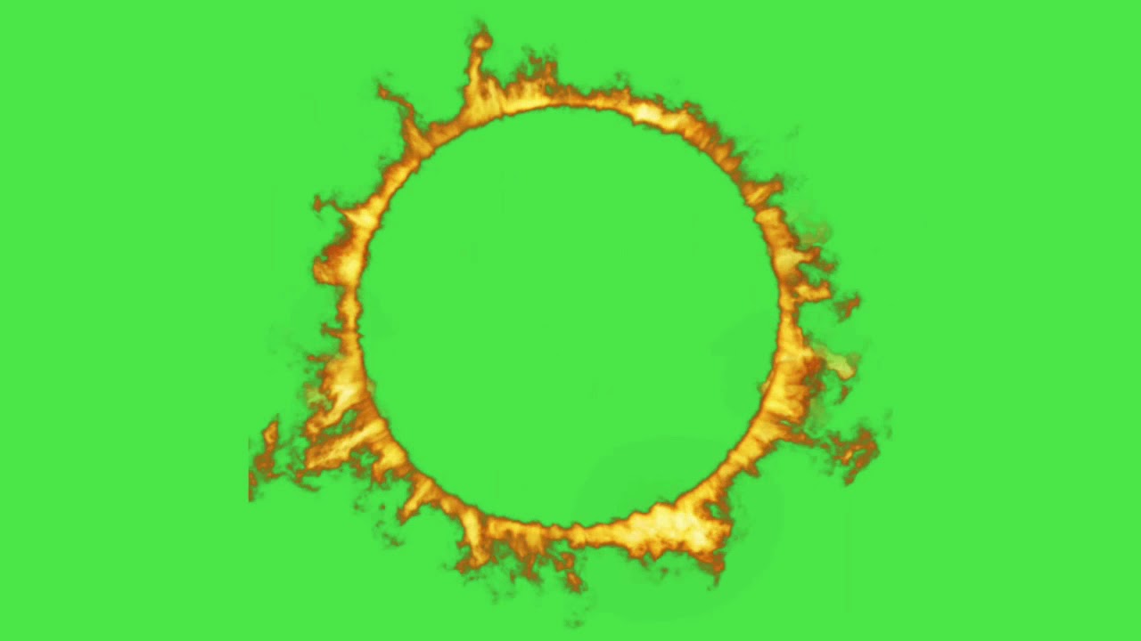 Fire Green Screen Effect Animation - YouTube
