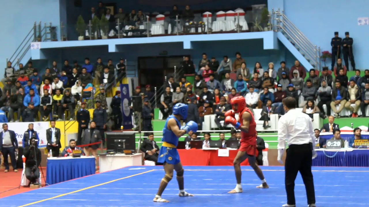 [#13th_SAG]_men´s_Sanda_fight Nepal Vs India 52KG - YouTube