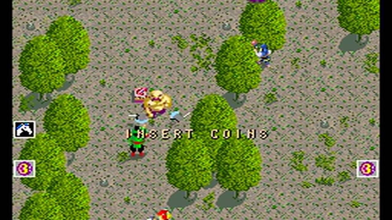 Garyo Retsuden (Data East 1987) Attract Mode 60fps - YouTube