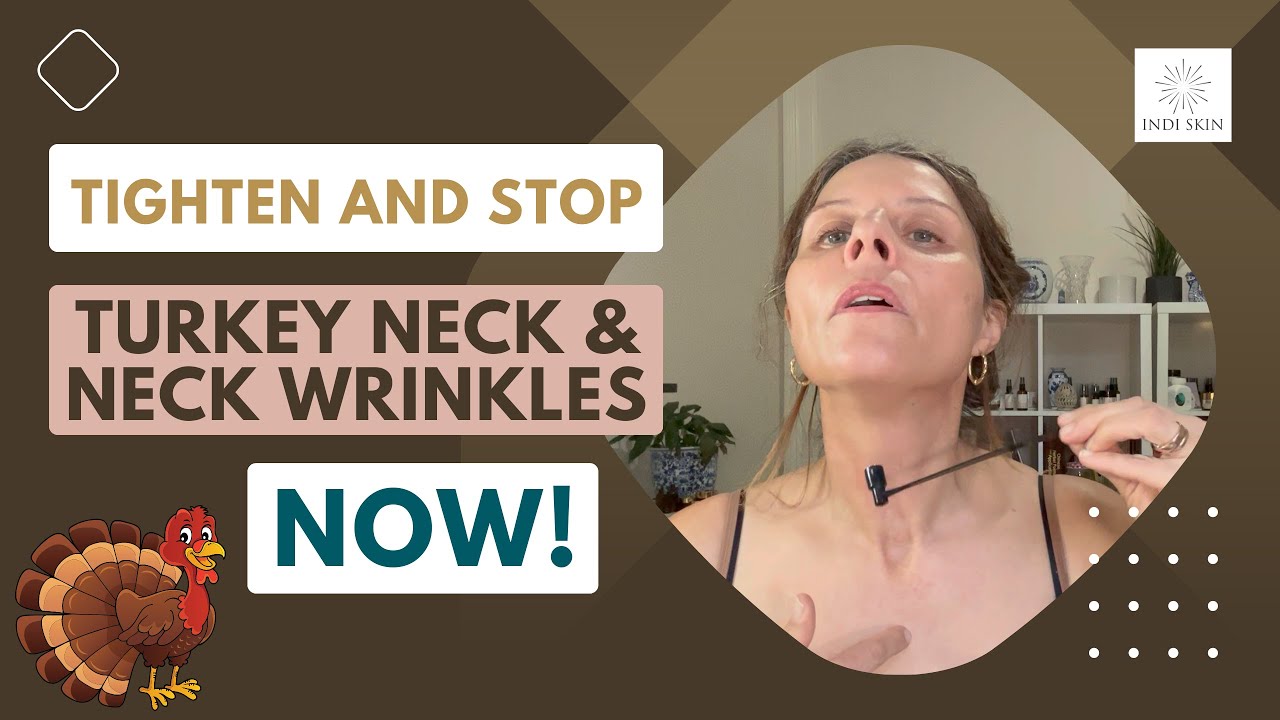 Tighten and STOP Turkey Neck and Neck Wrinkles NOW! - YouTube