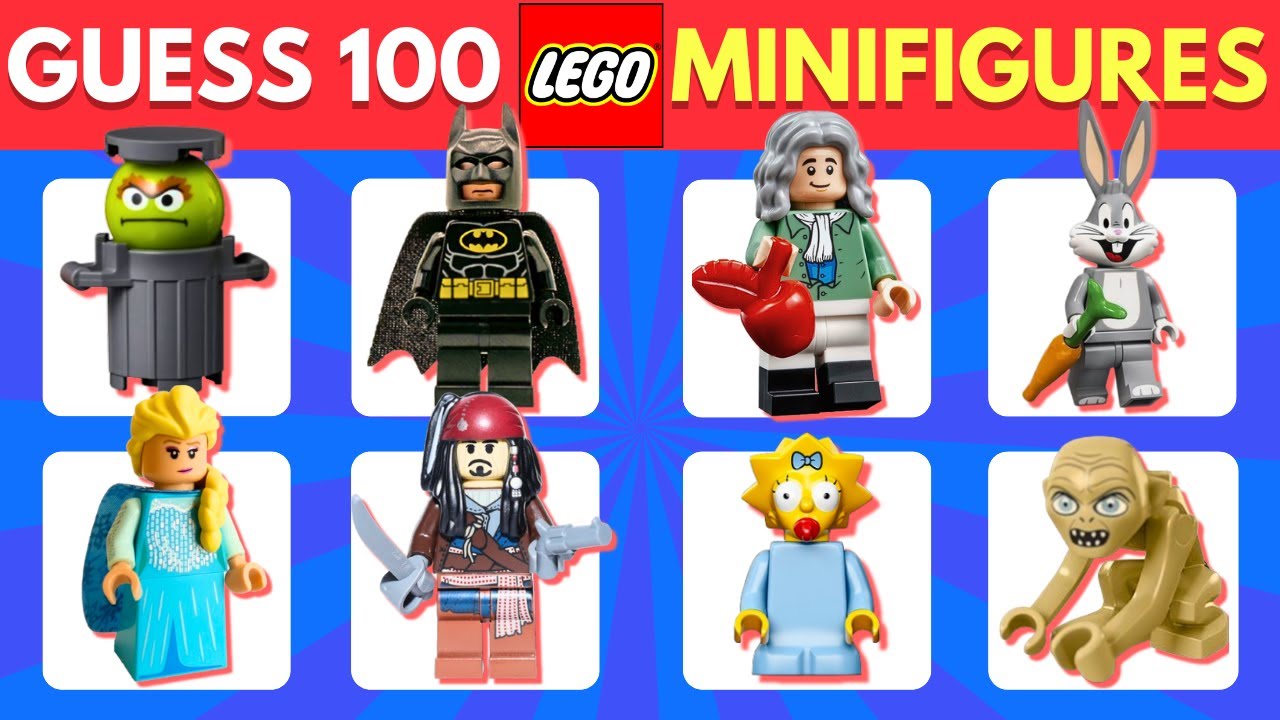 Guess 100 LEGO Minifigures in 5 Seconds Each! 🧱 | Ultimate LEGO ...