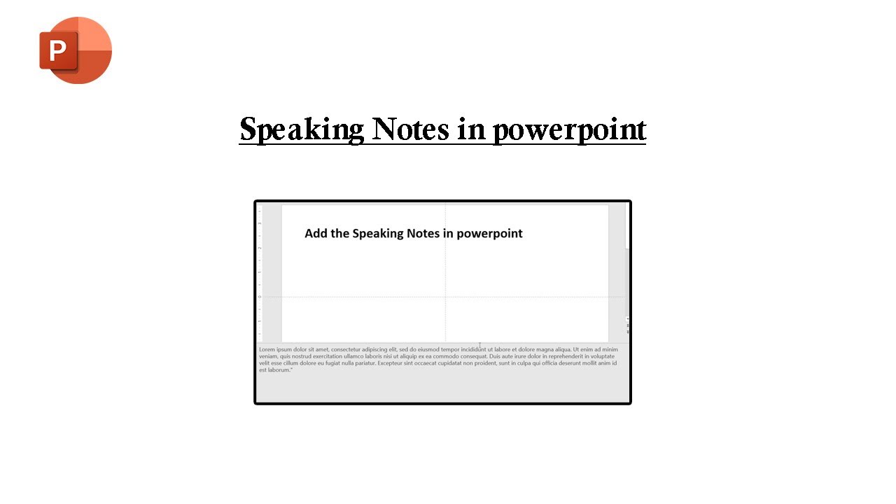 Adding and Viewing Speaking Notes in PowerPoint - YouTube