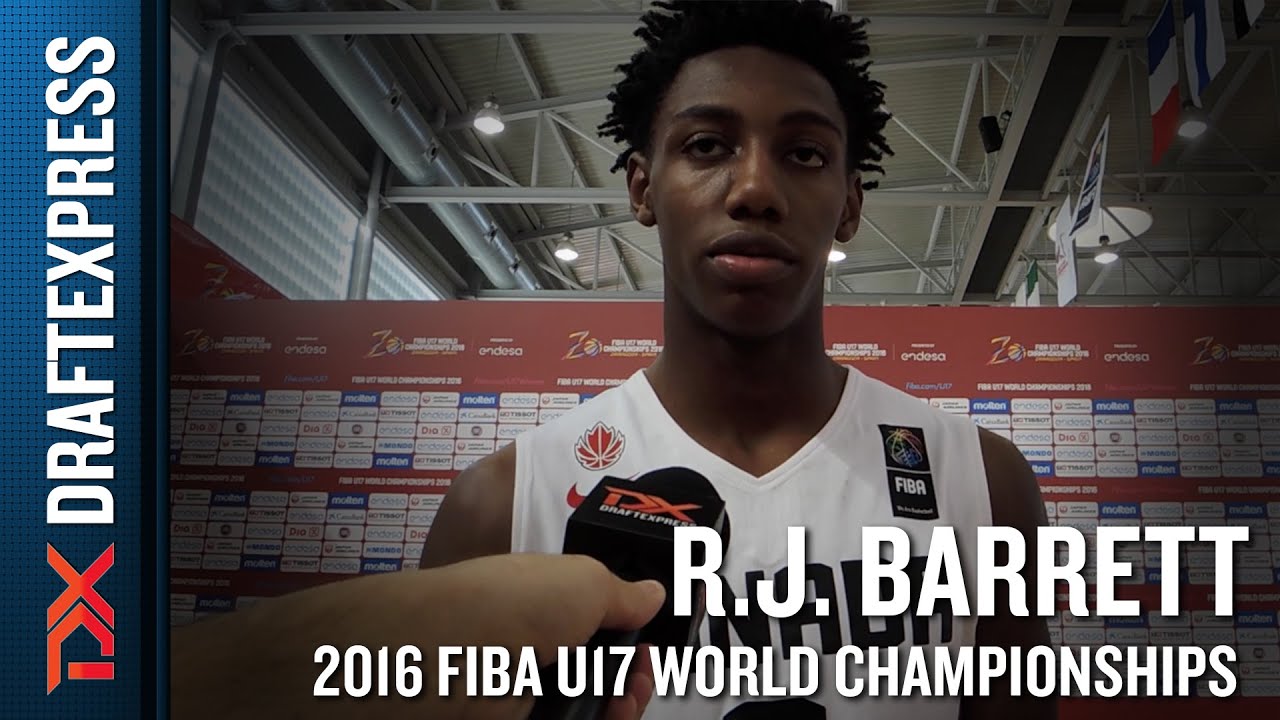 R.J. Barrett Interview and Highlights from U17 World Championship - YouTube
