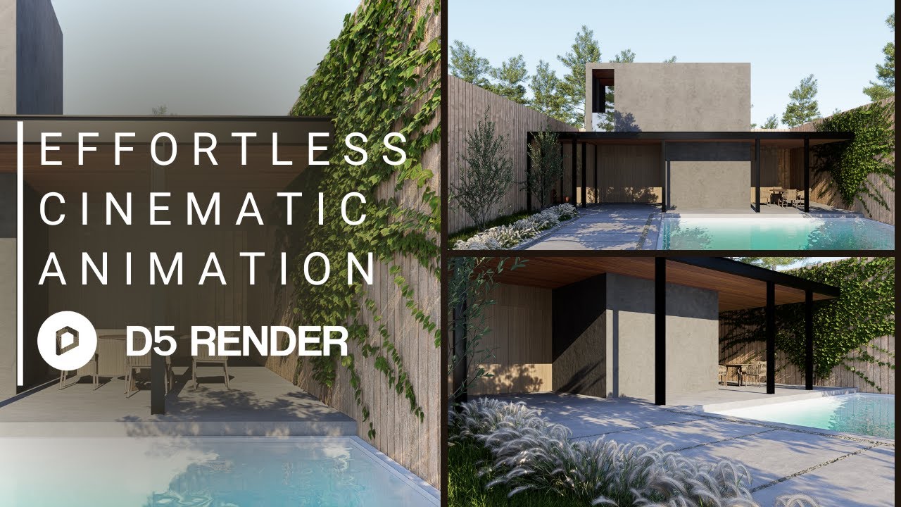 Make Cinematic Animations Effortlessly in D5 Render | Private House 356 ...