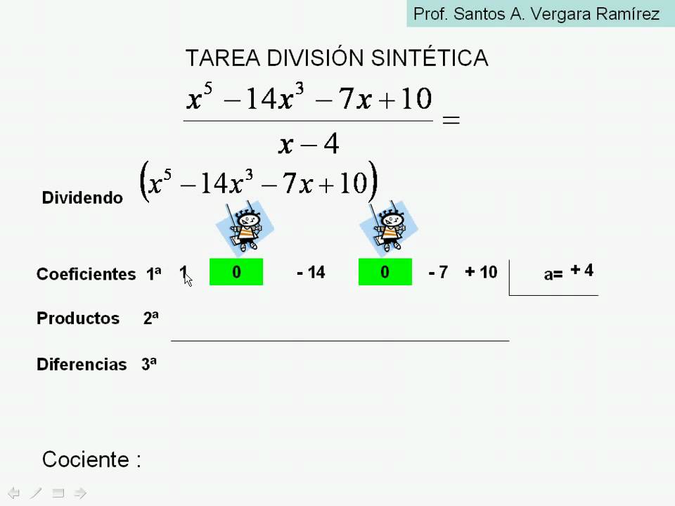 DIVISIÓN SINTÉTICA CON RESIDUO - YouTube