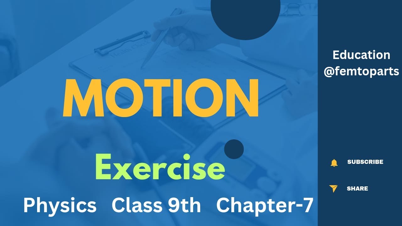 Class 9th Motion chapter 7 Exercise #Class9thmotionexcercise # ...