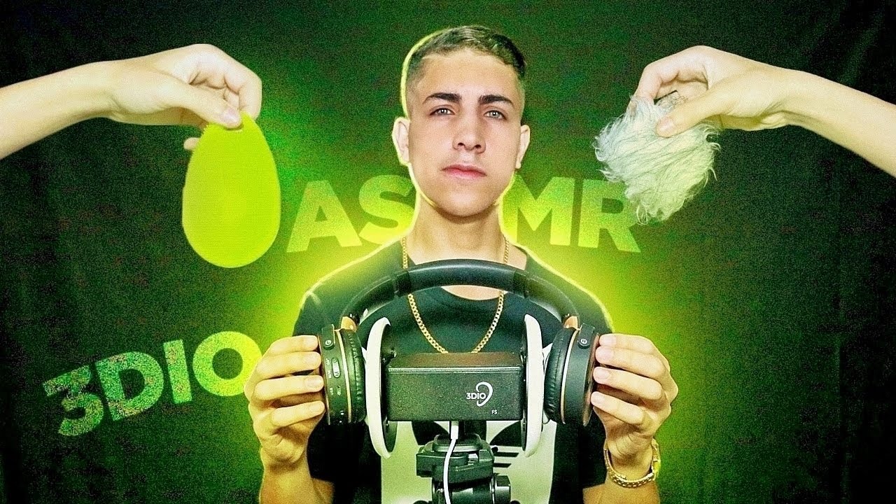 ASMR 3DIO – TESTANDO NOVOS SONS E ARREPIOS COM MICROFONE NOVO! - YouTube