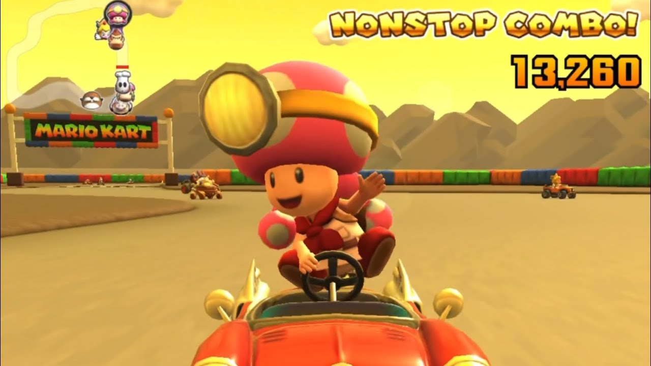 Choco Island 1 - Nonstop Combo - Mario Kart Tour Gameplay - YouTube