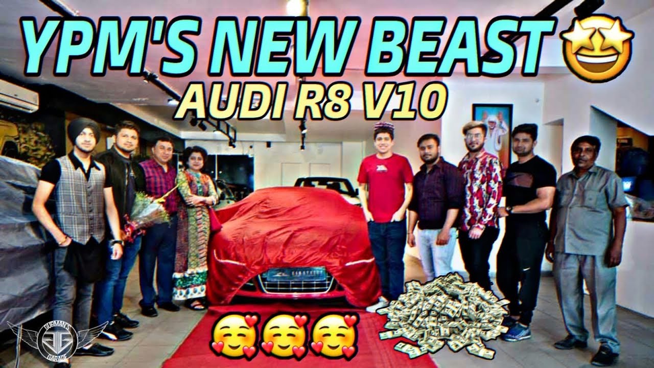 YPM’s new beast Delivery// Audi R8 V10 ️😱 - YouTube