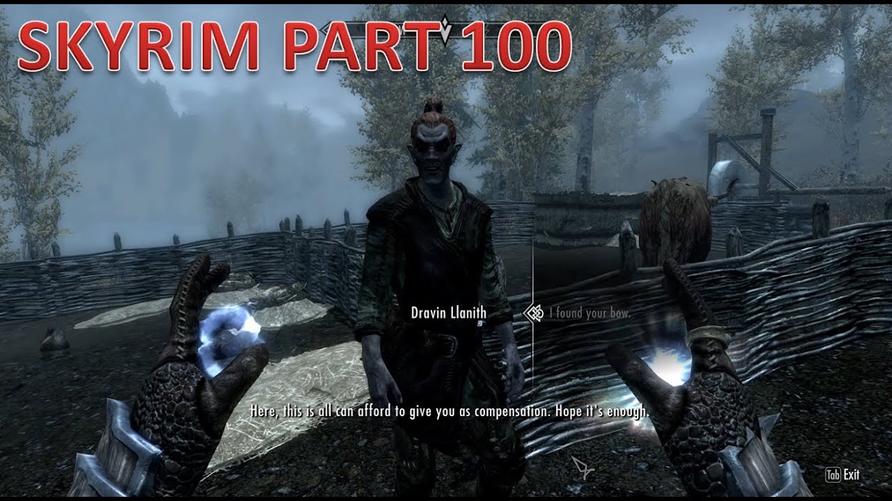 The Elder Scrolls V: Skyrim Playthrough Part 100. (Replay) - YouTube
