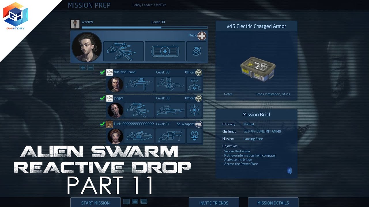 Alien Swarm: Reactive Drop Part 11 : Area 9800 : UNLIMIT AMMO - YouTube