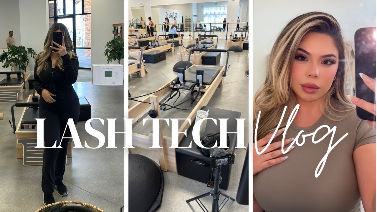 LASH TECH VLOG | GETTING ON ROUTINE + GROCERY SHOPPING - YouTube