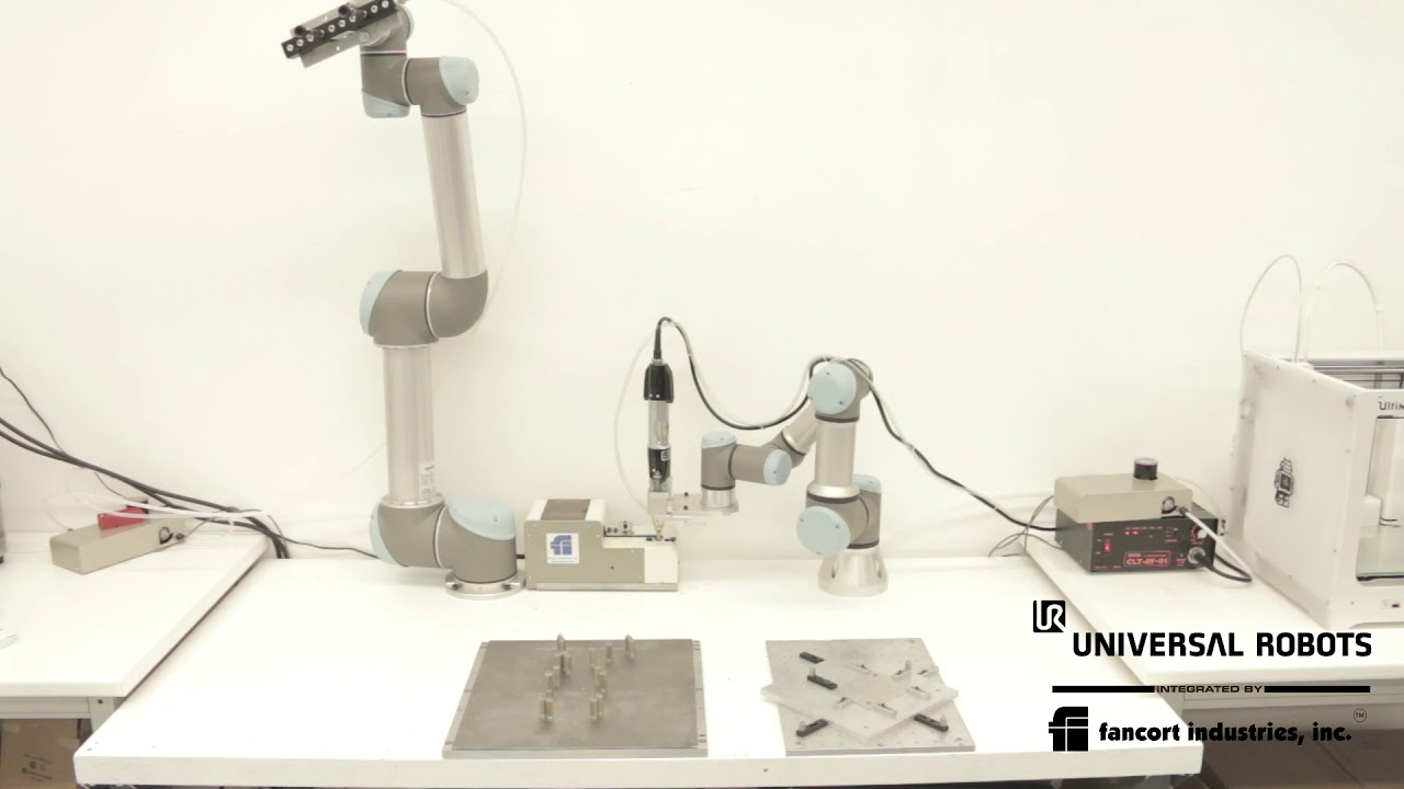 Universal Robots Screw Fastening (Demonstration Video) by Fancort ...