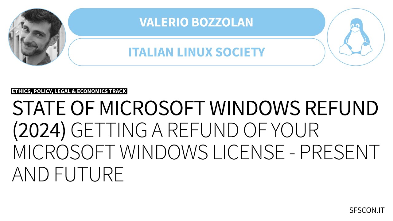 State of Microsoft Windows Refund (2024) | Valerio Bozzolan - YouTube