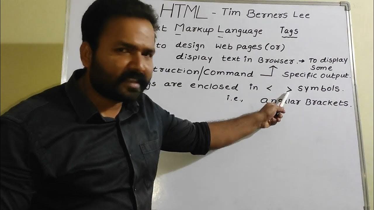 HTML | HTML Introduction Part-1 | HTML Tutorial - YouTube