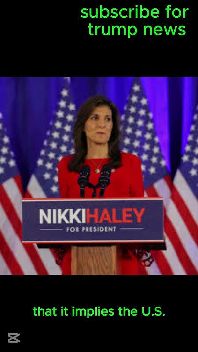 Nikki Haley tries to criticize Trump … and steps on another rake - YouTube
