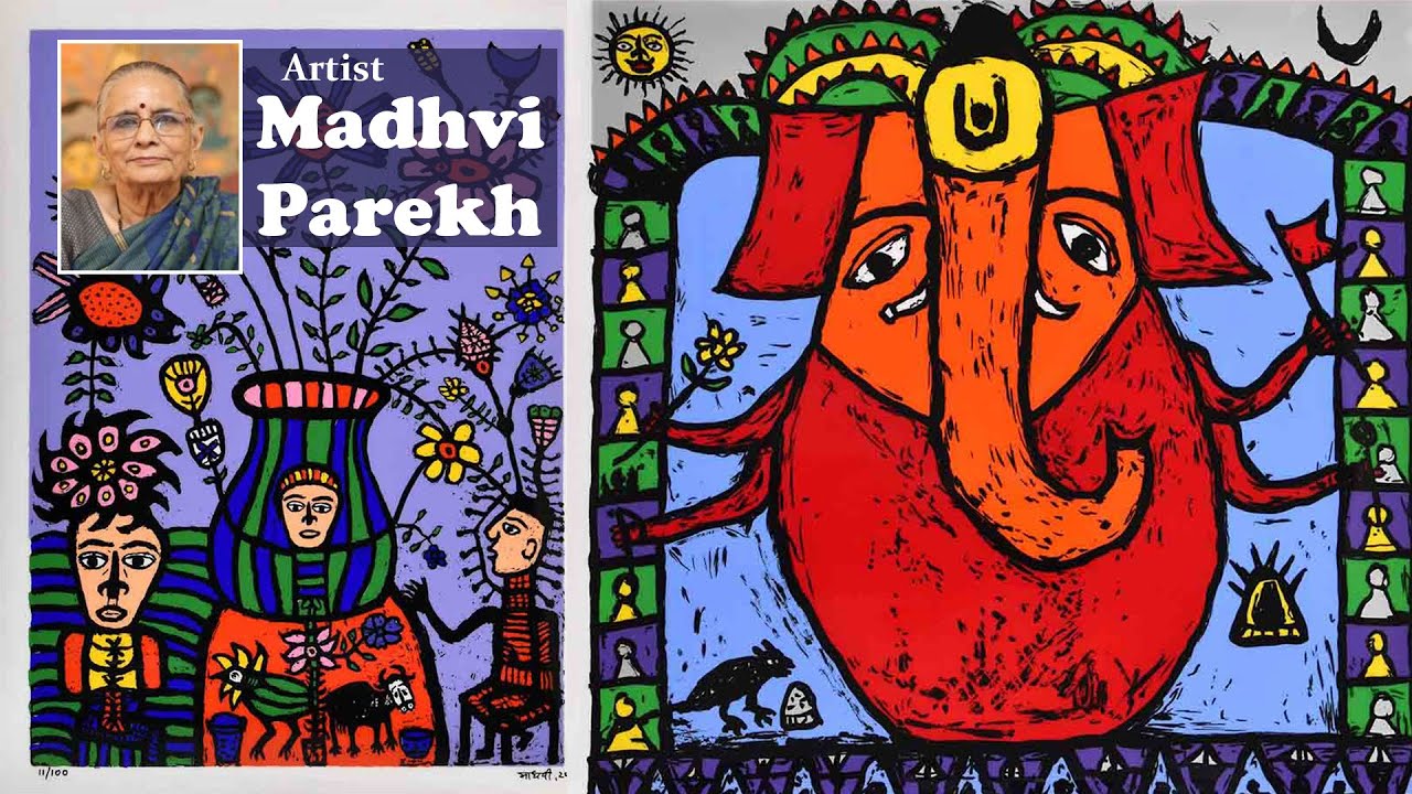 Artist Madhvi Parekh | Indian Contemporary Woman Painter | WAA - YouTube