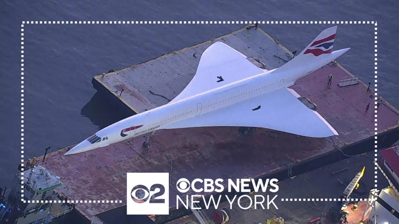 Concorde supersonic jet headed back to Intrepid Sea, Air & Space Museum ...