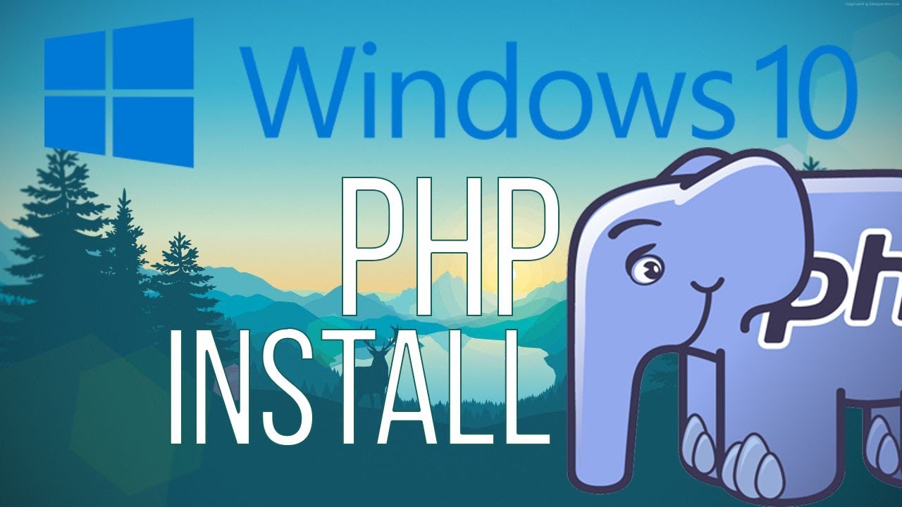 Установка PHP на Windows 10 - YouTube
