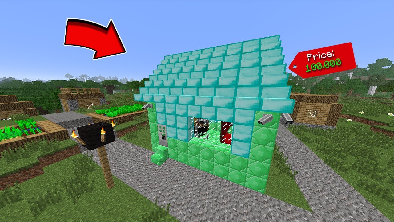 THIS IS THE MOST EXPENSIVE HOUSE IN MINECRAFT 100% TROLLING TRAP ...