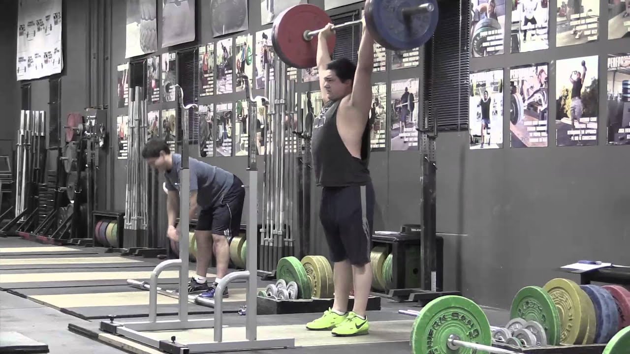 Olympic Weightlifting 1-16-15 - Snatch High-Pull, Power Snatch, Hang ...