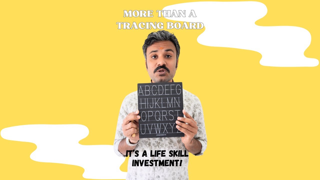 Chalk tracing boards by Chitrani wooden toys - YouTube