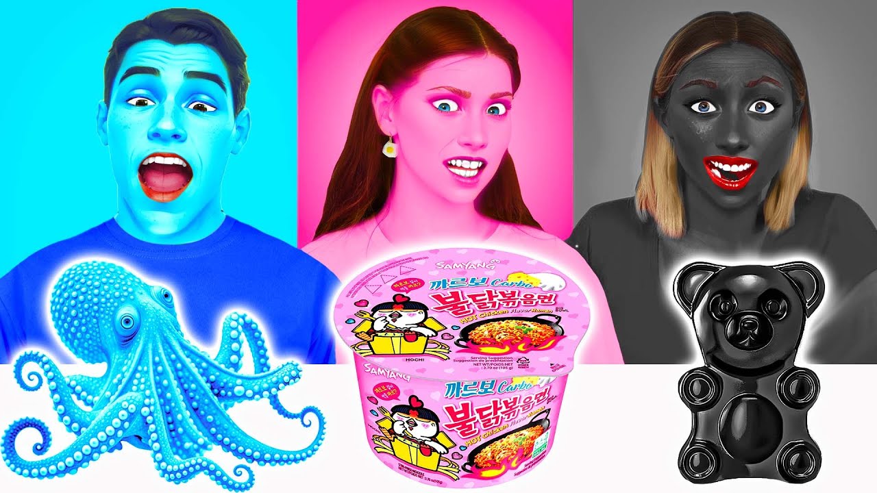 Food of The Same Colors Challenge | Funny Food Hacks by Toon Challenge ...