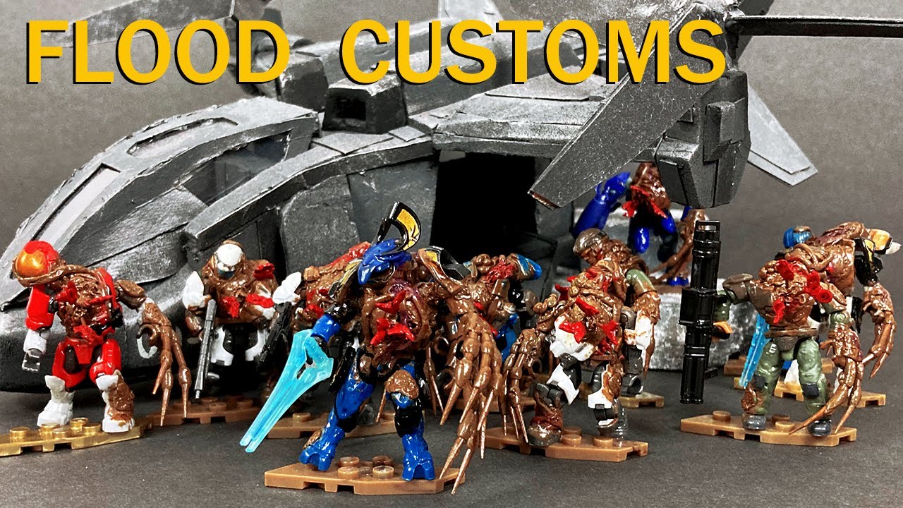 Custom Flood army Mega Construx - YouTube