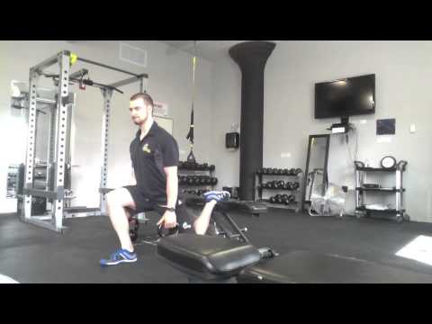 DB RFE split squats - YouTube