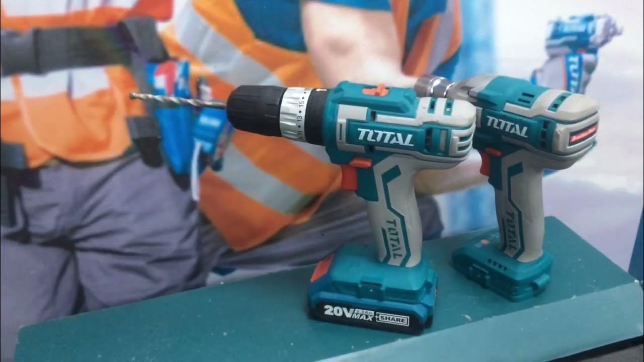 Lithium-ion Impact Drill 20v Total Model TIDLI200215 - YouTube