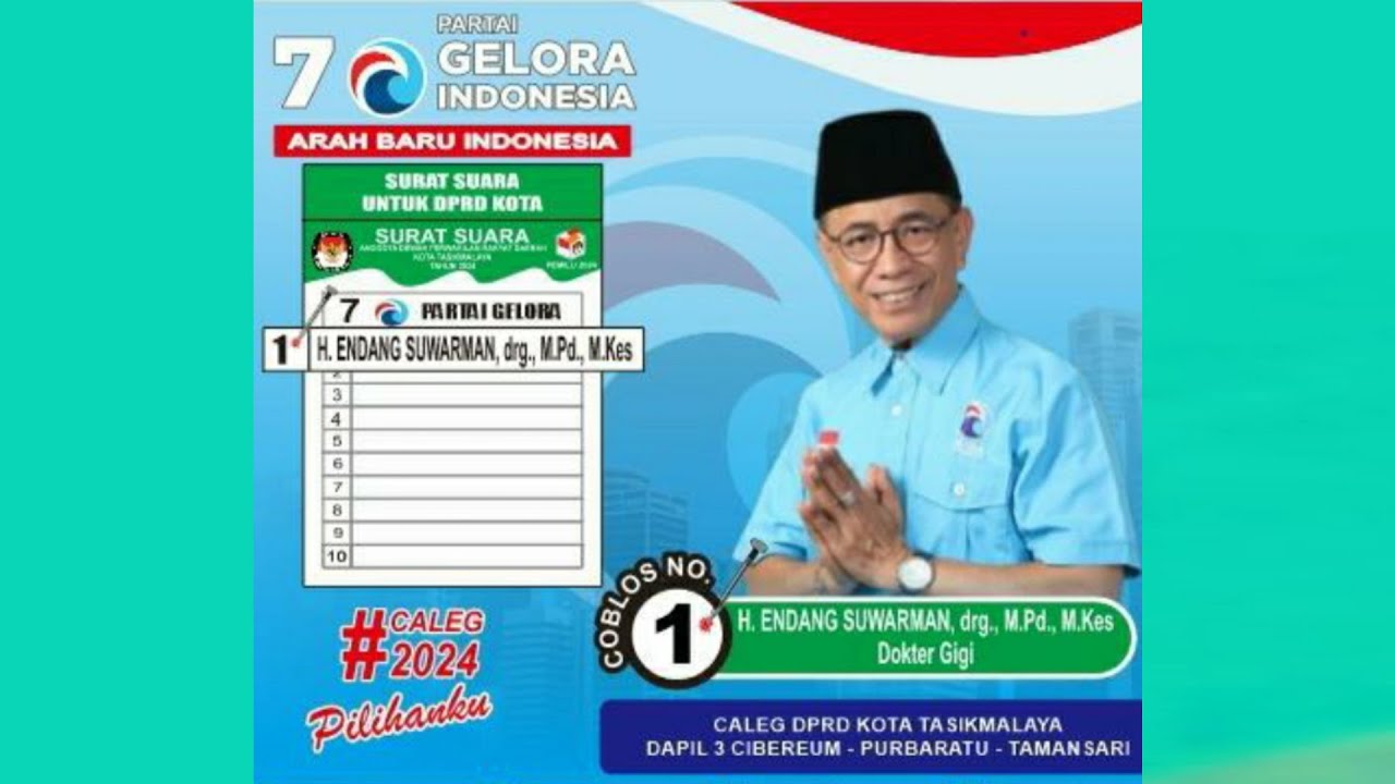 Drg. H. Endang Suwarman, M.Pd, M.Kes (CALEG DPRD KOTA TASIKMALAYA ...
