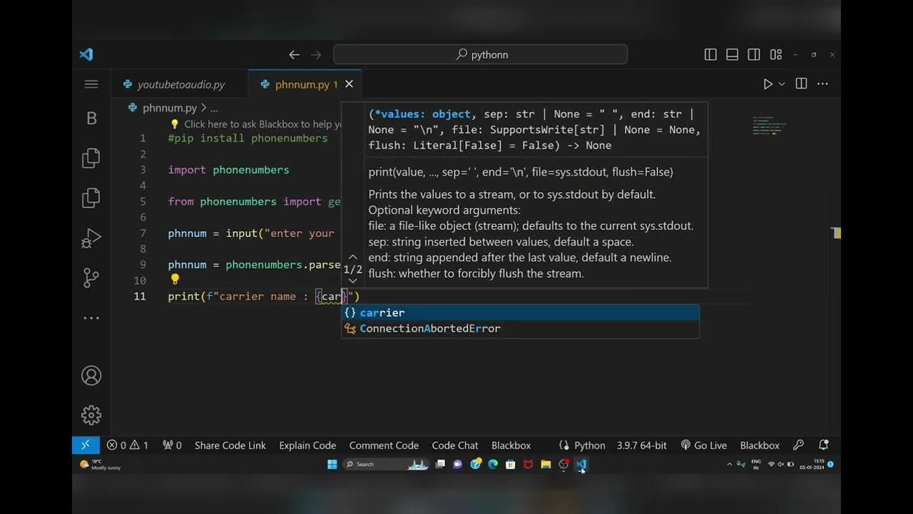 number detector | simple python project - YouTube