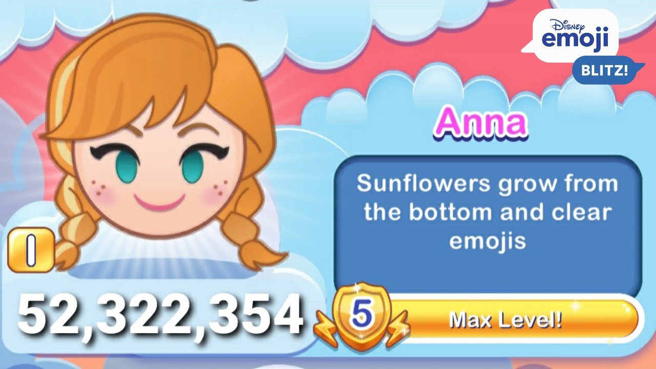 Disney Emoji Blitz Anna Level 5 Frozen Gameplay Youtube