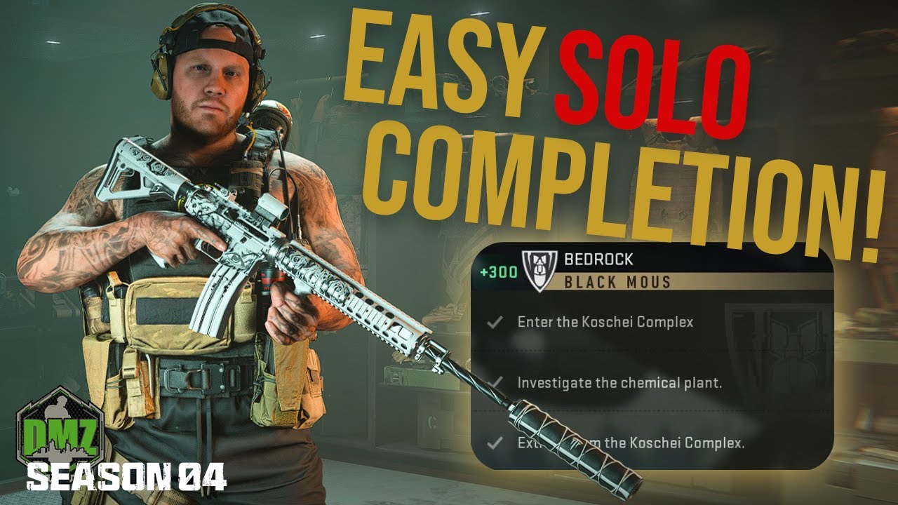 EASY Solo Bedrock Mission Completion for Black Mous | Call of Duty ...